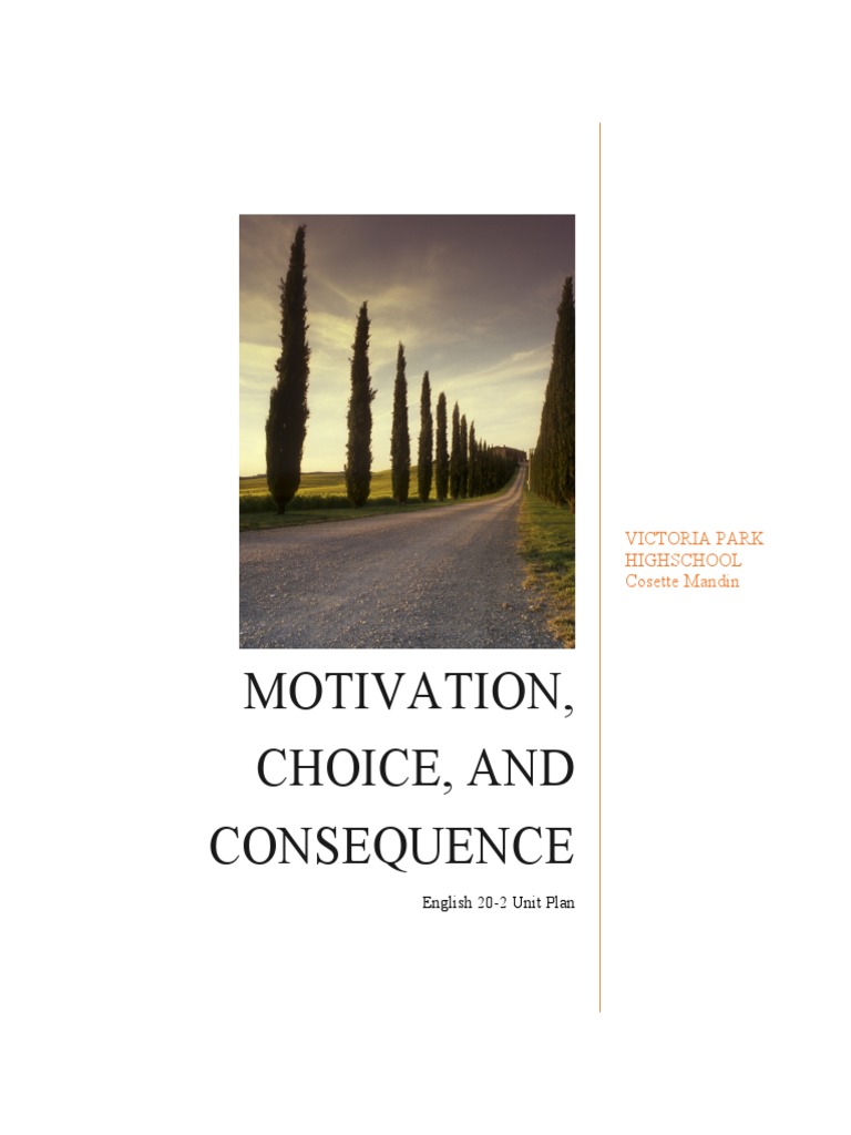 Analyzing Motivation and Consequence | PDF | Reading Comprehension ...