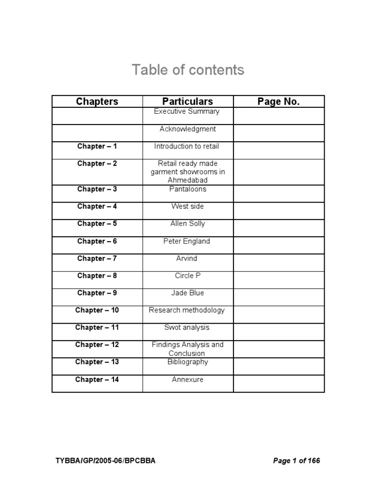 GP - Retail Chain | PDF | Retail | Merchandising