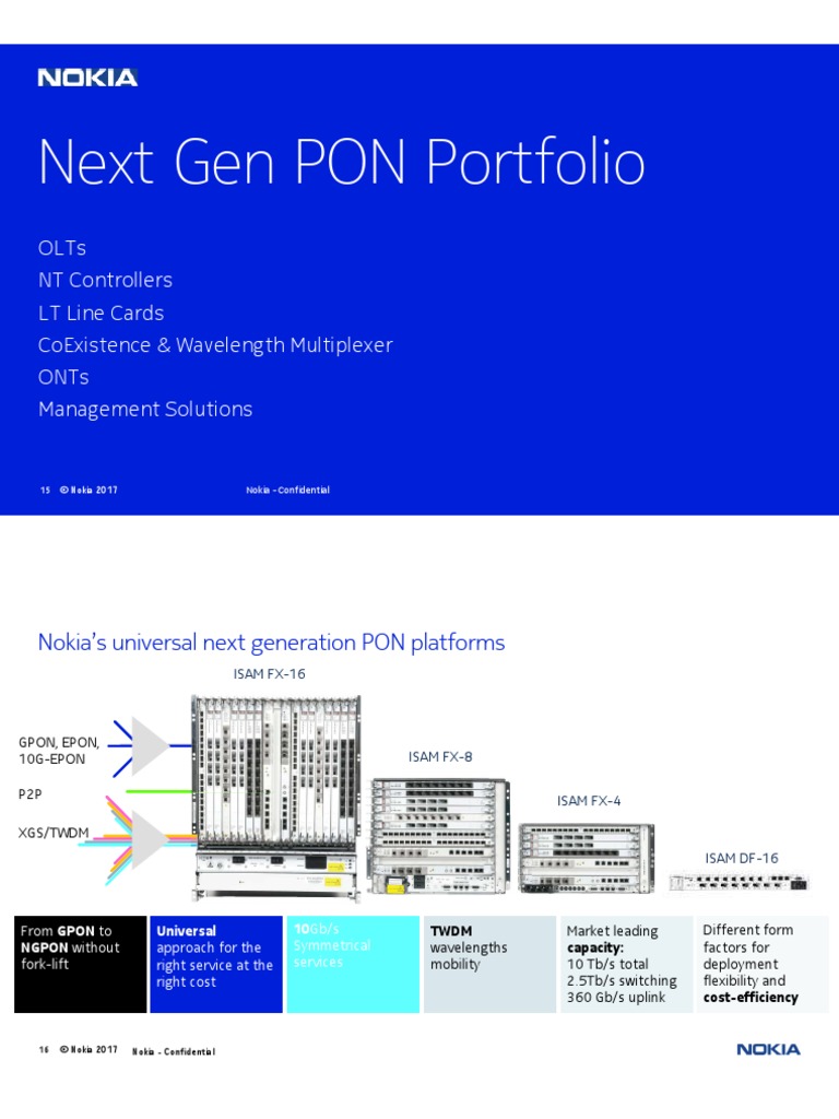 Catalogo Olts Nokia | PDF | Telecommunications Equipment | Electrical ...