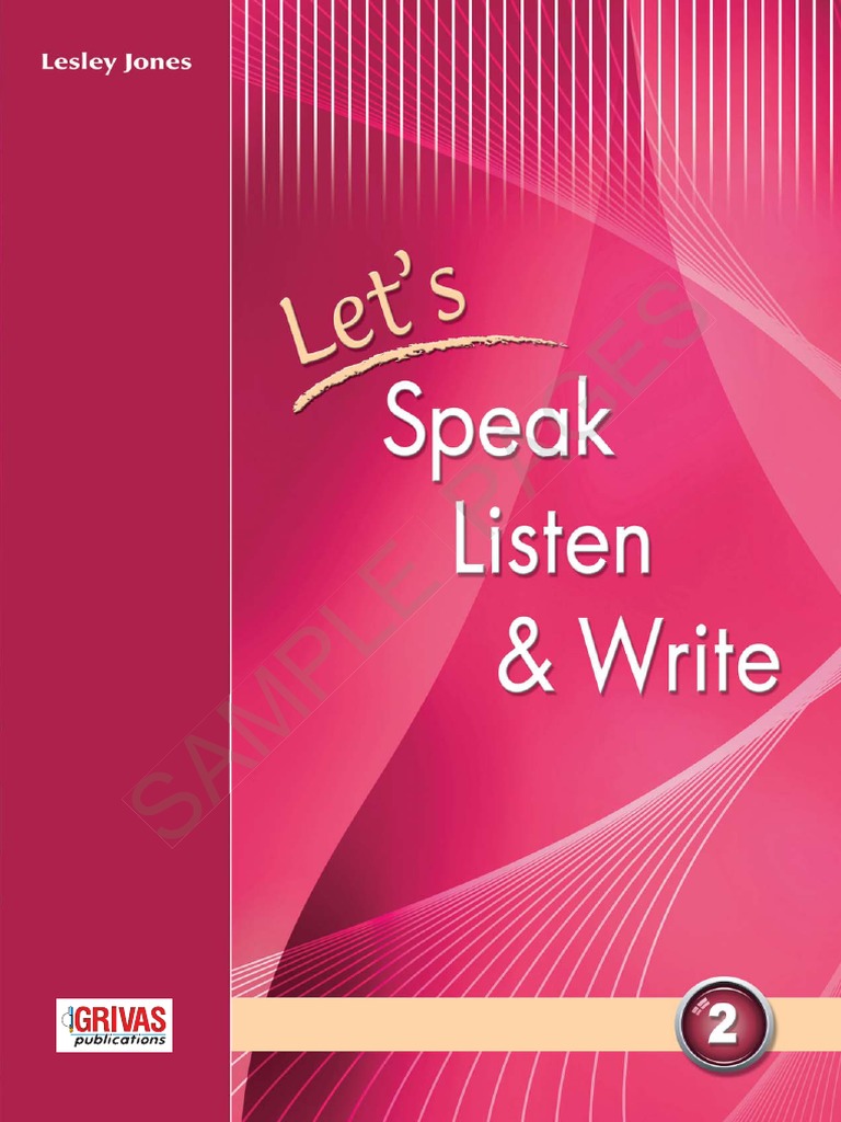 Lets Speak Listen Write 2 ST | PDF | Human Communication | Language ...