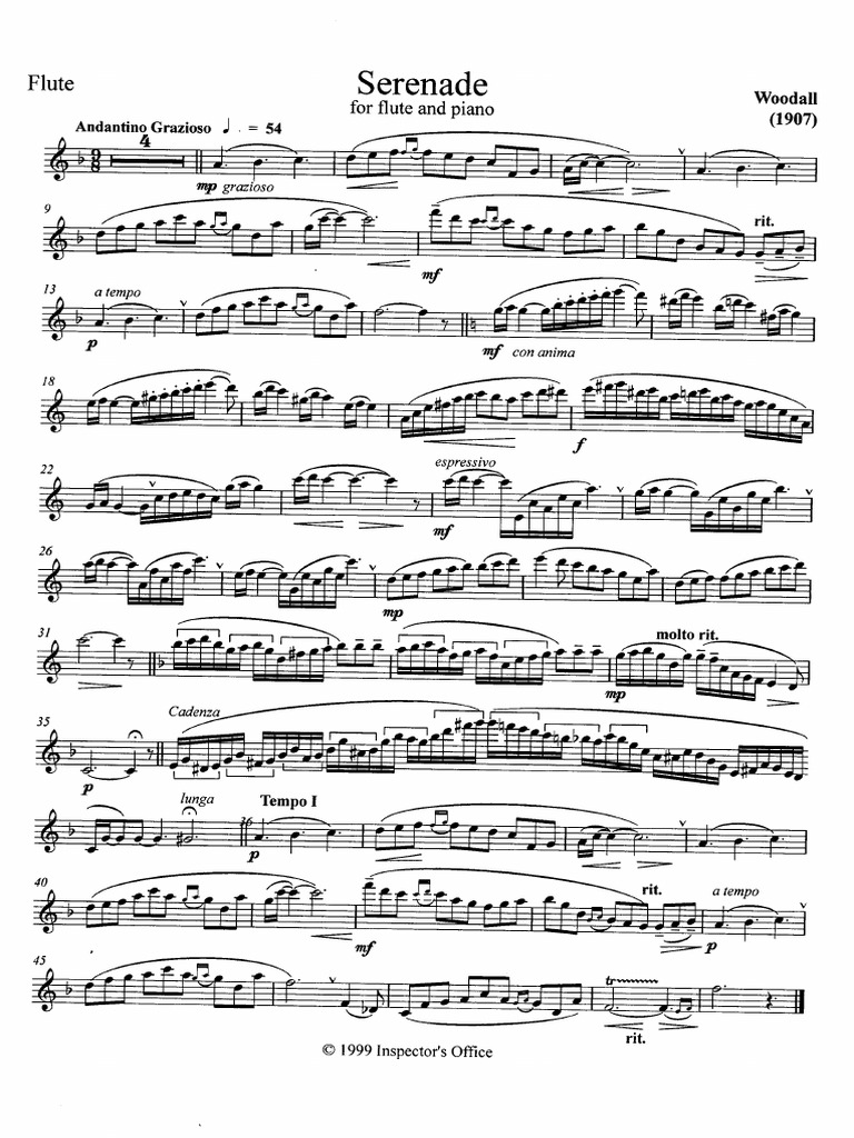 Woodall Serenade | PDF