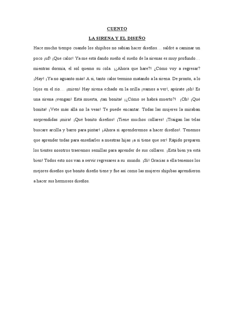 Cuento y Cancion | PDF
