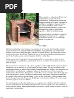 Build Your Own Clay Brick Braai Plan | PDF | Brick | Mortar (Masonry)