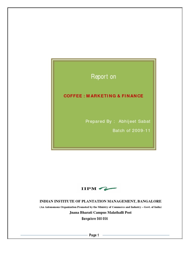 Coffee | Download Free PDF | Coffee | Marketing