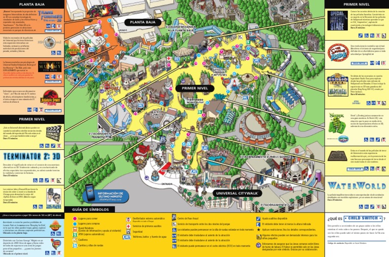 Universal Studios Spanish-Park-Map-May-2012 | Imágenes generadas por ...