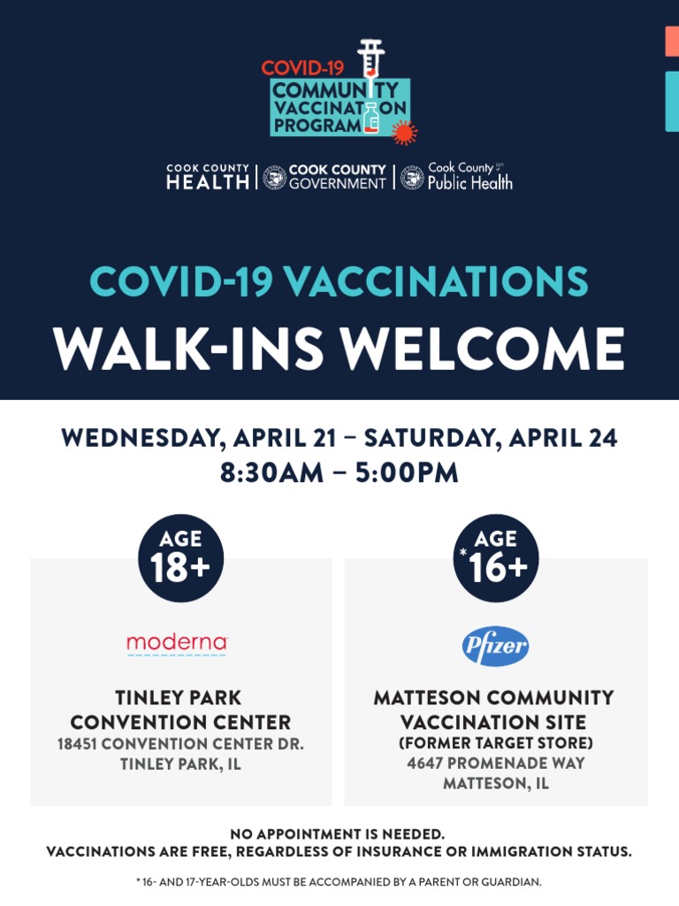 Walk Ins Welcome Flyer English 4.21.21 | PDF