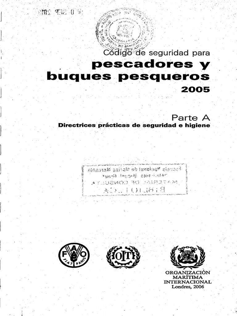 Codigo de Seguridad para Buques Pescadores y Buques Pesqueros 2005 | PDF