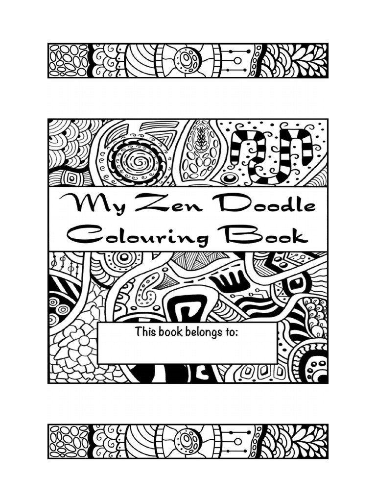 Zendoodles A4 | PDF | Self-Improvement