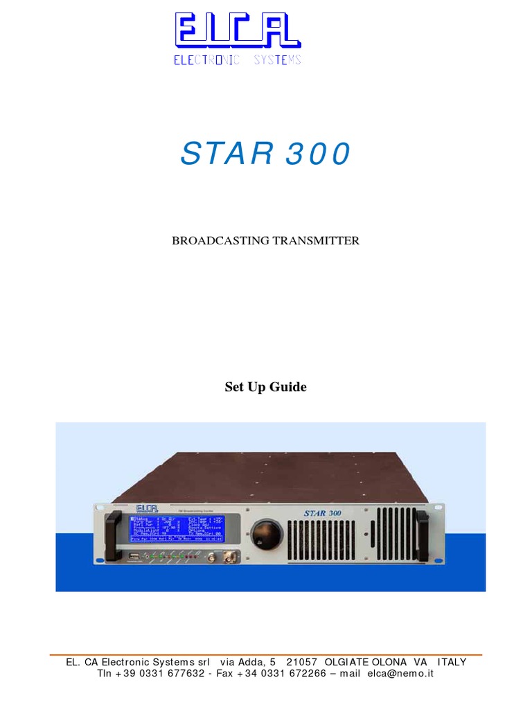 STAR 300: Set Up Guide | PDF | Ip Address | Computer Network