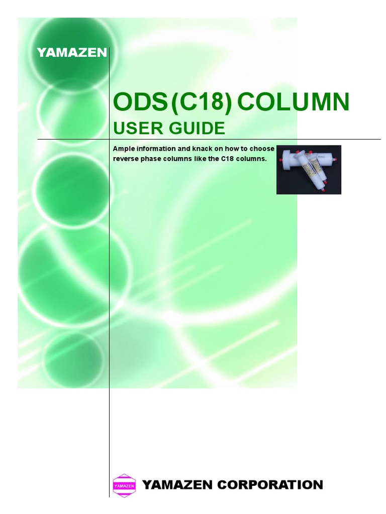 ODS Column User Guide | PDF | High Performance Liquid Chromatography ...