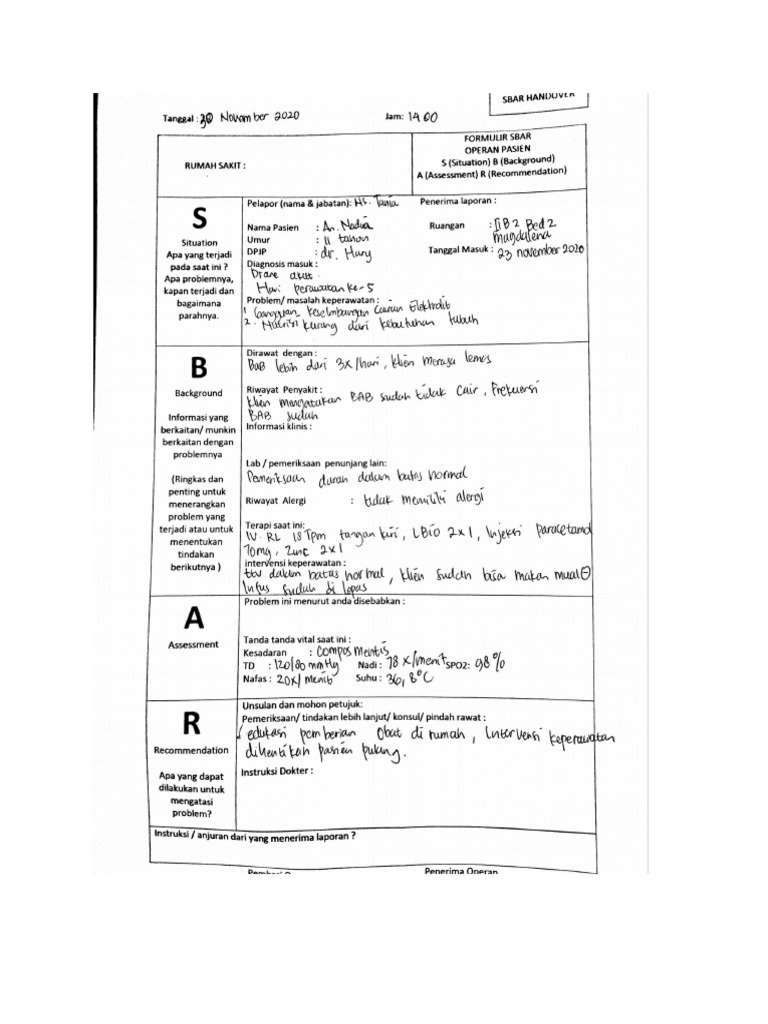 SBAR | PDF