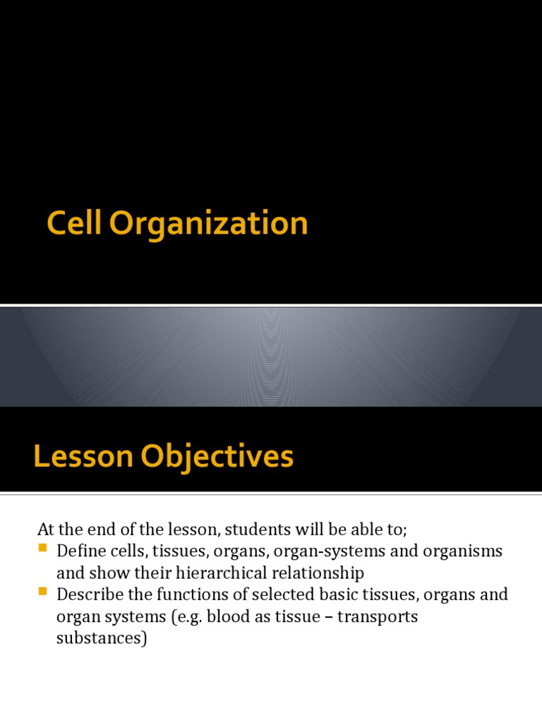 Understanding Cell Organization for Grade 7 | PDF | Tissue (Biology ...