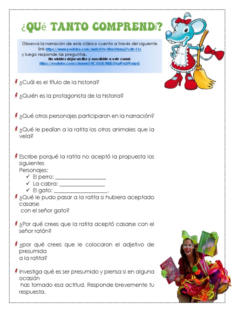 Taller de La Ratita Presumida | PDF
