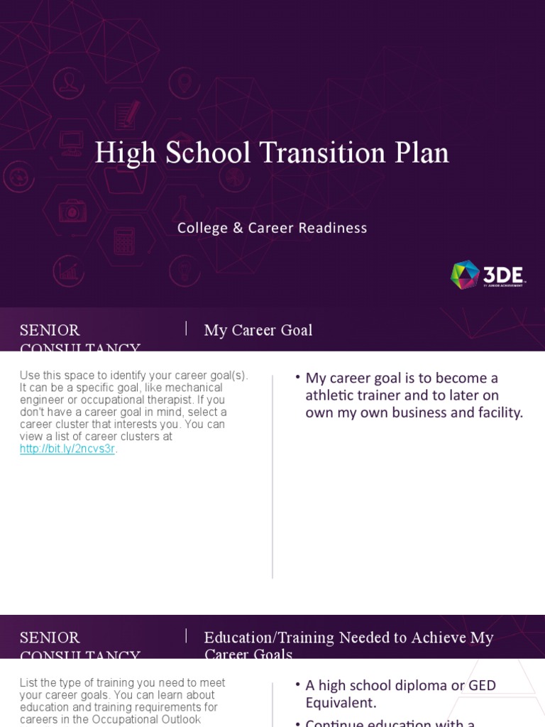 Plans After High School | PDF | General Educational Development | College