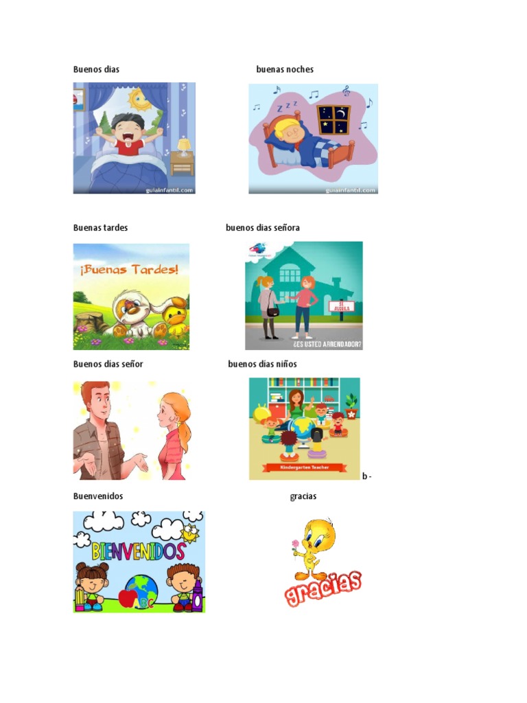 Buenos Dias Buenas Noches | PDF