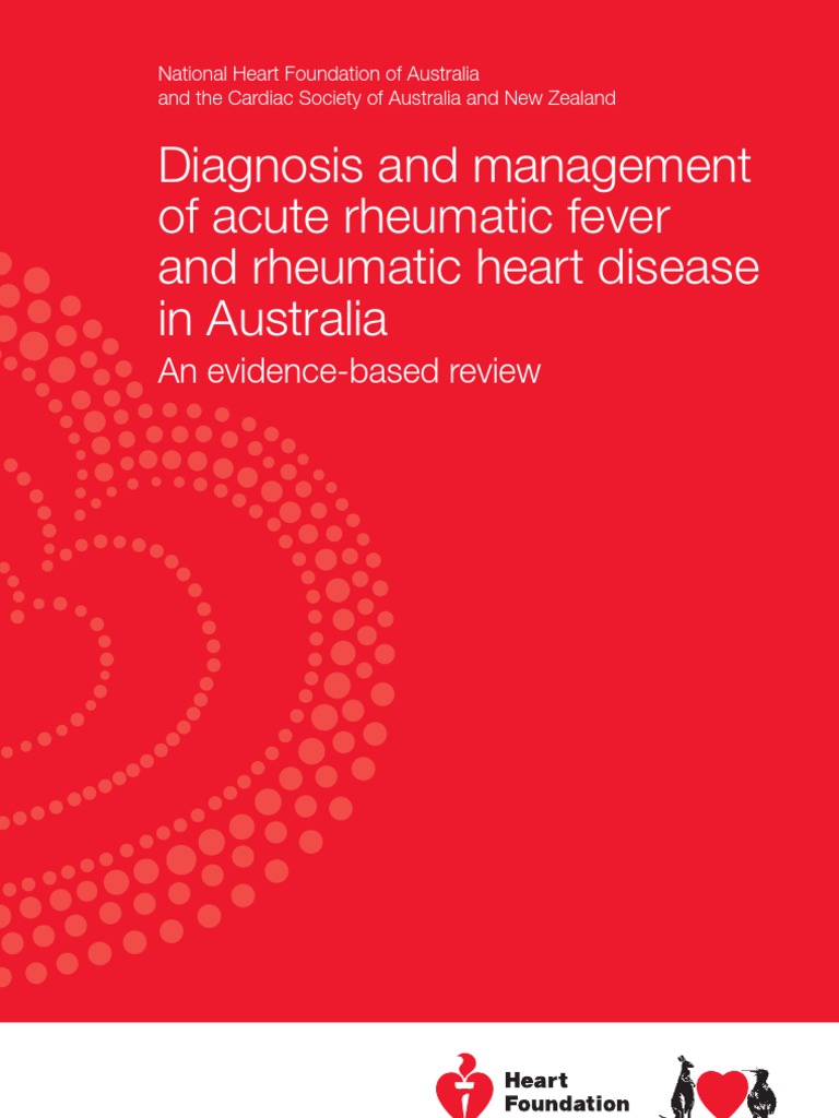 Diagnosis and Management of Acute Rheumatic Fever and Rheumatic Heart ...