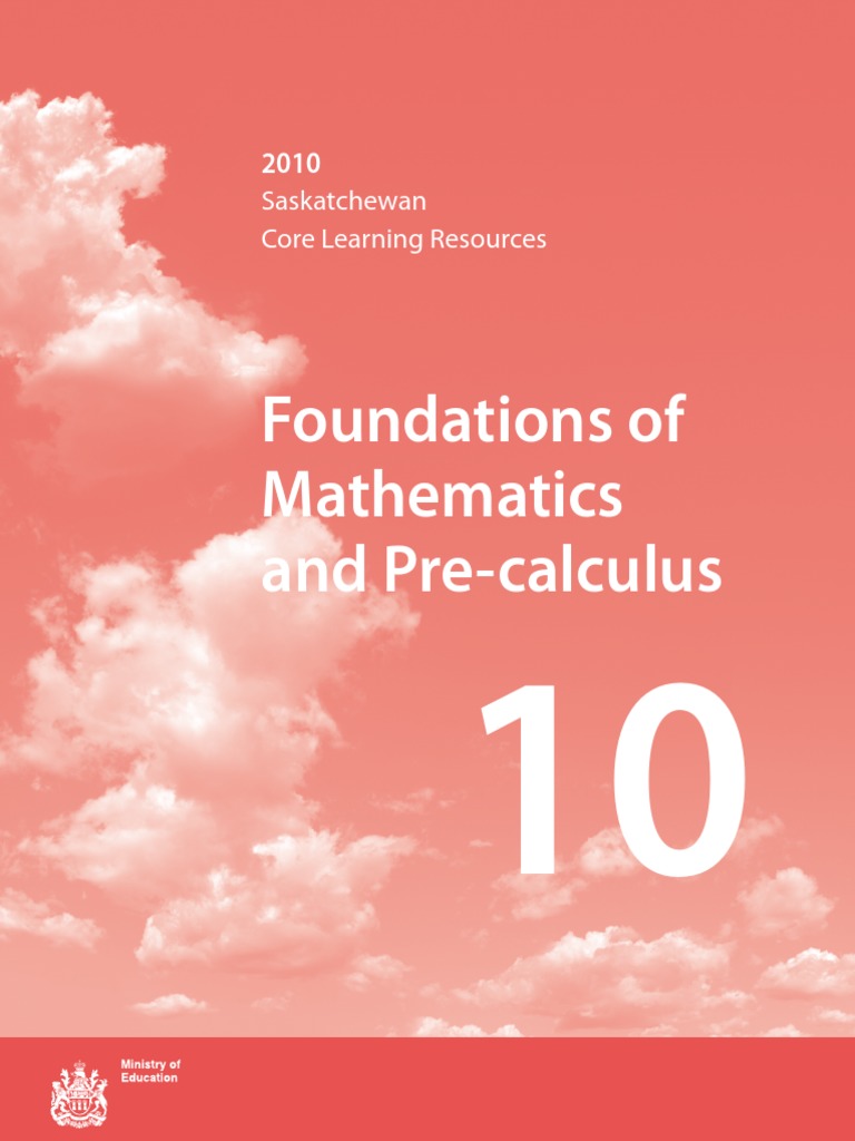 70130-Foundations of Math and Precalculus 10 Core Resources | PDF ...