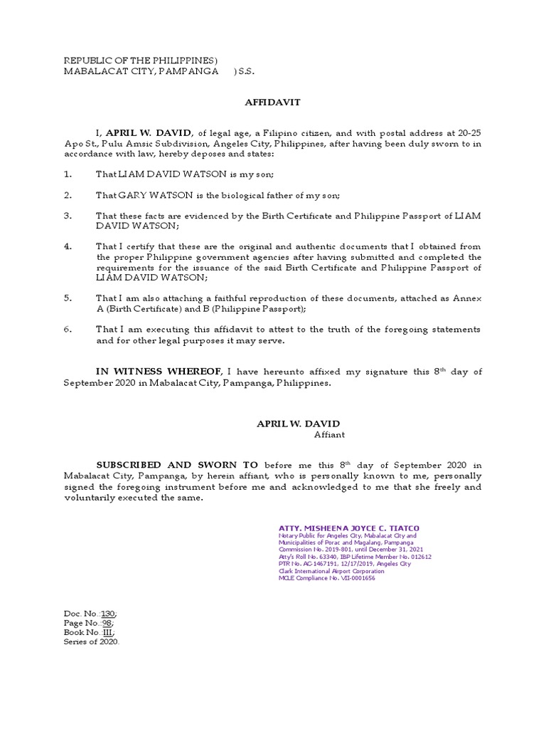 Affidavit of Copy Certification | PDF | Affidavit | Birth Certificate