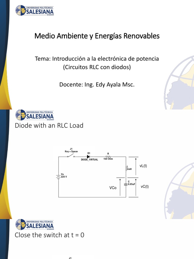 Diode With An RLC Load | PDF | Inductance | Electric Power