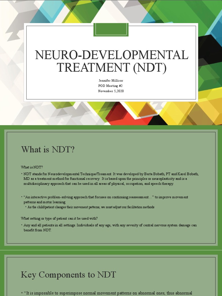 Neuro-Developmental Technique | PDF | Human Diseases And Disorders ...