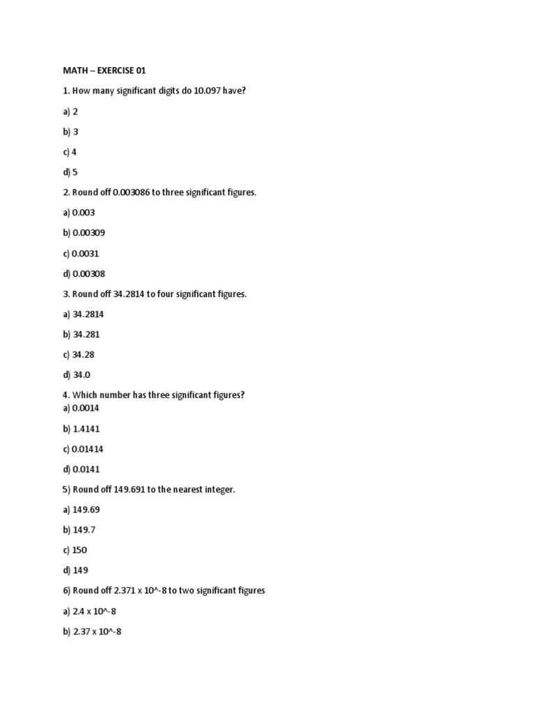 Math Exercise1 | PDF | Teaching Methods & Materials | Computers