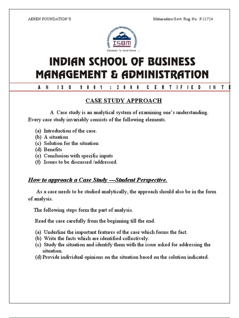 Case Study Approach for Students | PDF | Case Study | Economies