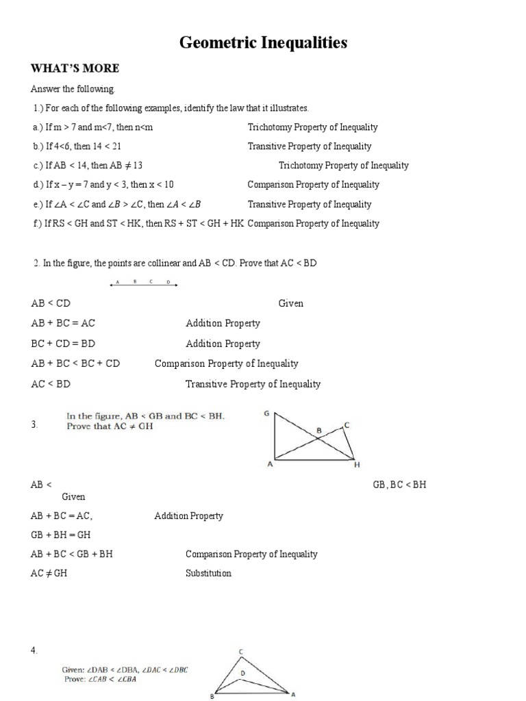 Geometric Inequalities | PDF | Triangle Geometry | Euclidean Plane Geometry