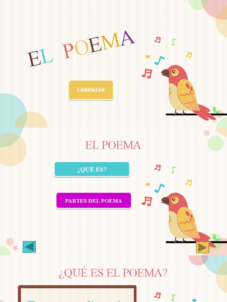 El Poema Animado | PDF | Rima | Poesía