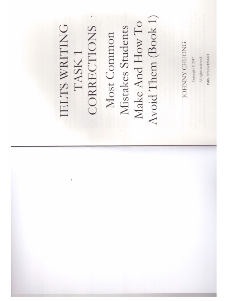 1chuong Johnny Ielts Writing Task 1 Corrections | PDF