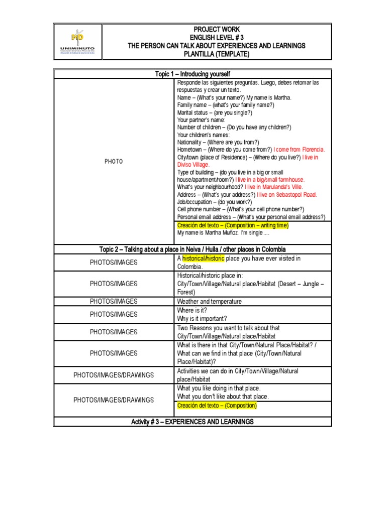 Project Work PH 1 and 2 E3 | PDF | Nature
