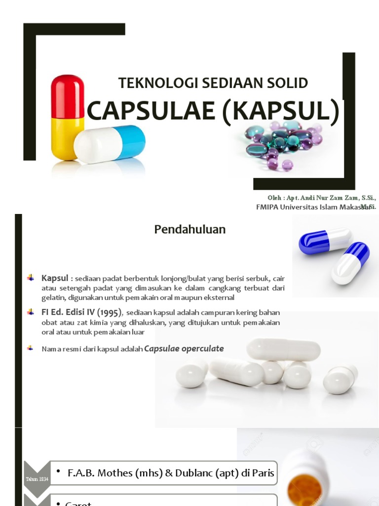 EVALUASI KUALITAS SEDIAAN KAPSUL | PDF