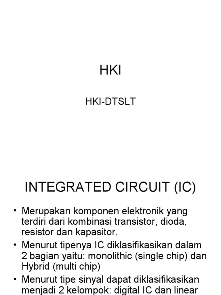 Hki - DTLST | PDF