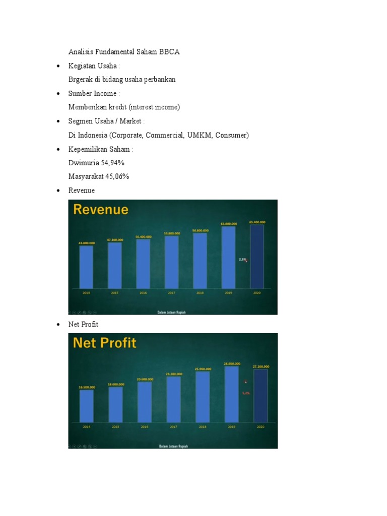 Analisis Fundamental Saham BBCA | PDF