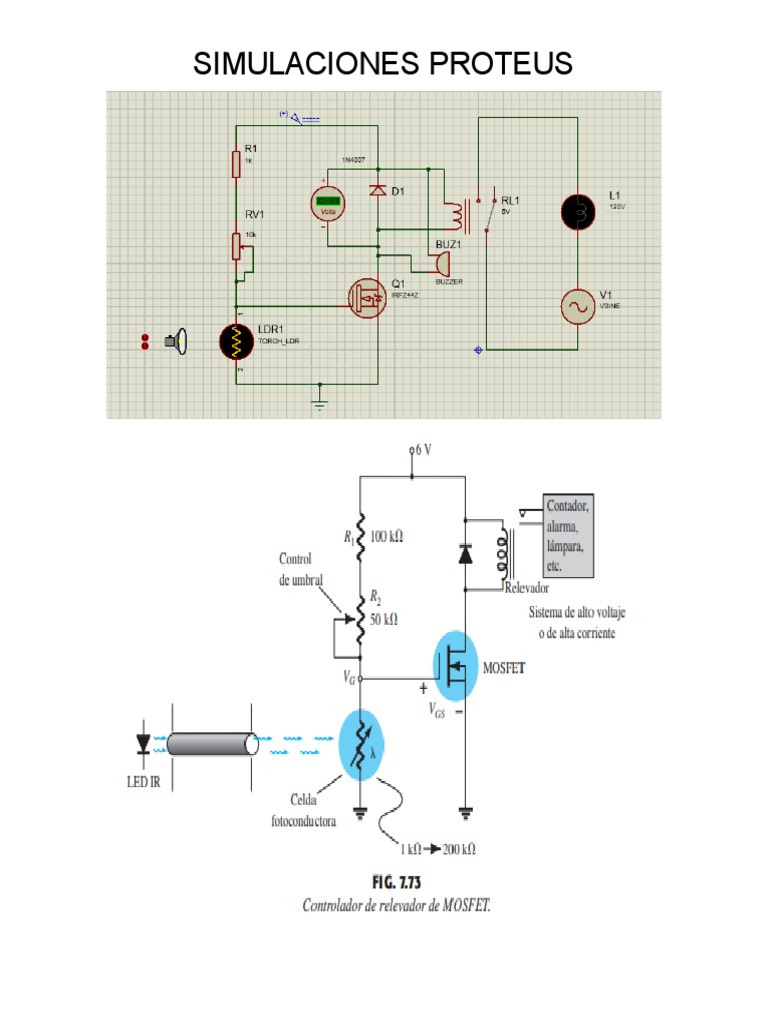 Simulacion Proteus | PDF