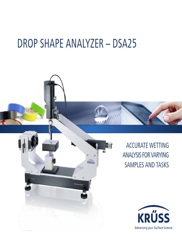 Kruss Bro Dsa25 en | PDF | Wetting | Applied And Interdisciplinary Physics