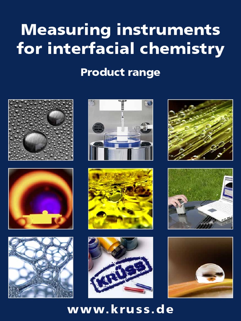 Kruss Catalogo General | PDF | Foam | Surface Tension