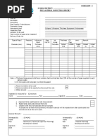 Gas Detector Bump Test Record Log Sheet: Bump Test Result Test Date ...