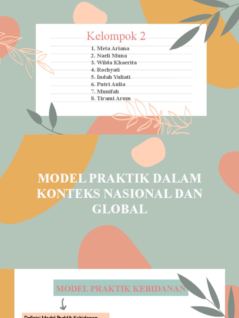 Kel 2 Model Praktik Kebidanan | PDF