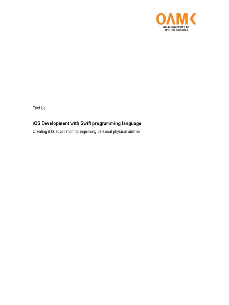Ios Development With Swift Programming Language 1 Pdf Swift Programming Language Xcode