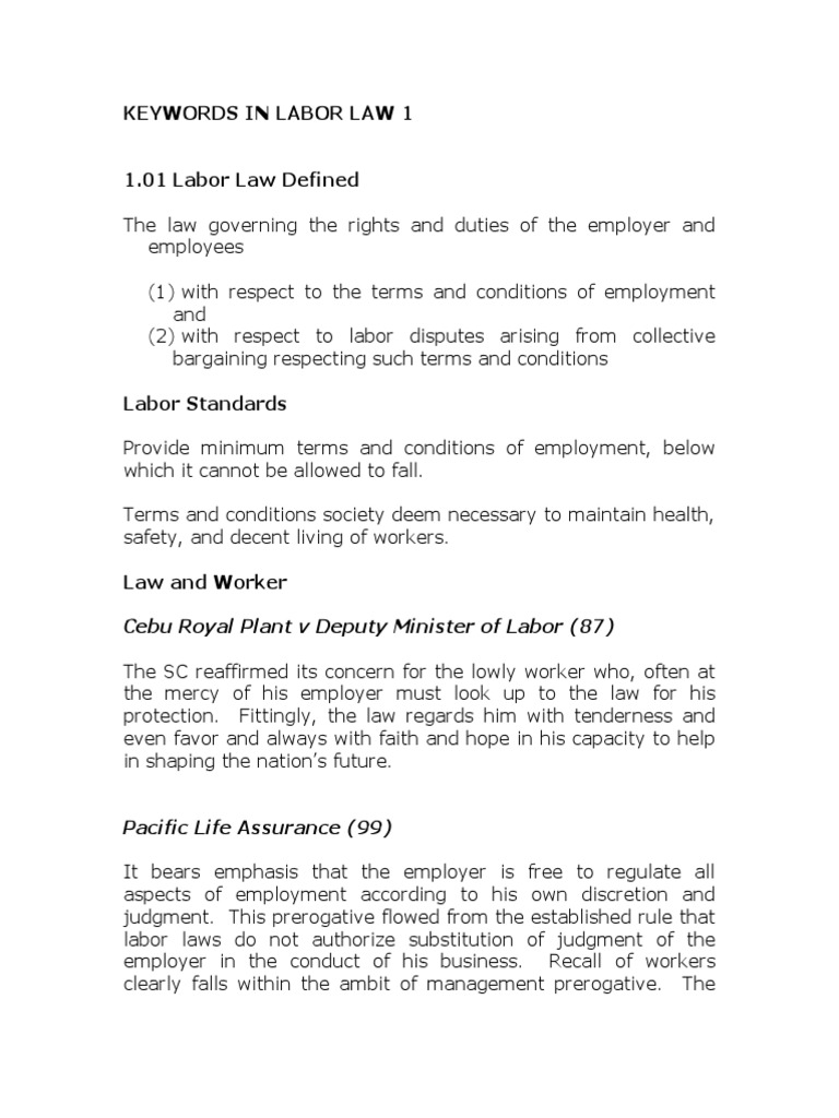 Labor 1 Notes | PDF | Apprenticeship | United States Labor Law