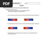 PhET Electromagnetic Induction Lab | PDF | Electromagnetic Induction ...