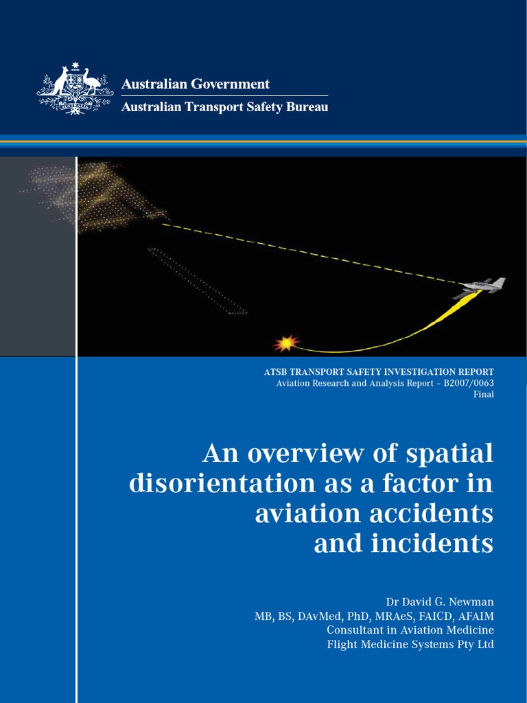 An Overview of Spatial Disorientation As A Factor in Aviation Accidents ...