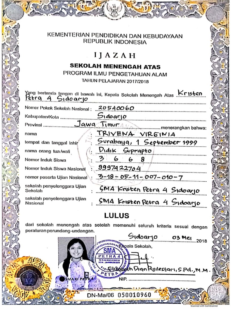 Lampiran CV Trivena | PDF