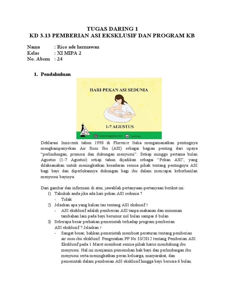 BIO DARING 1 KD 3.13 - Rico Ade Hermawan | PDF