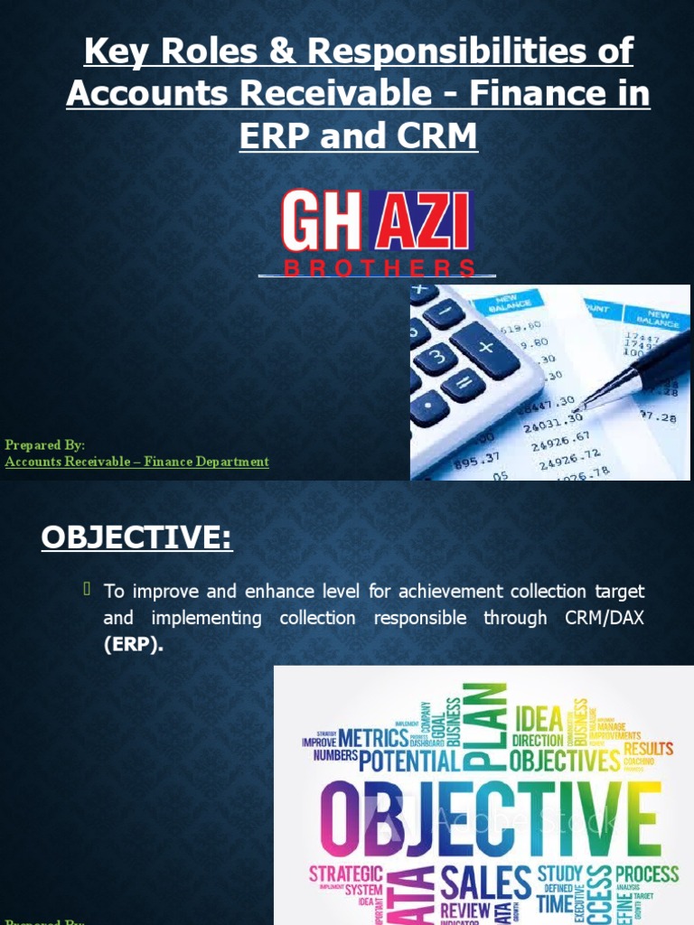 Key Roles & Responsibilities of Accounts Receivable - Finance in Erp ...