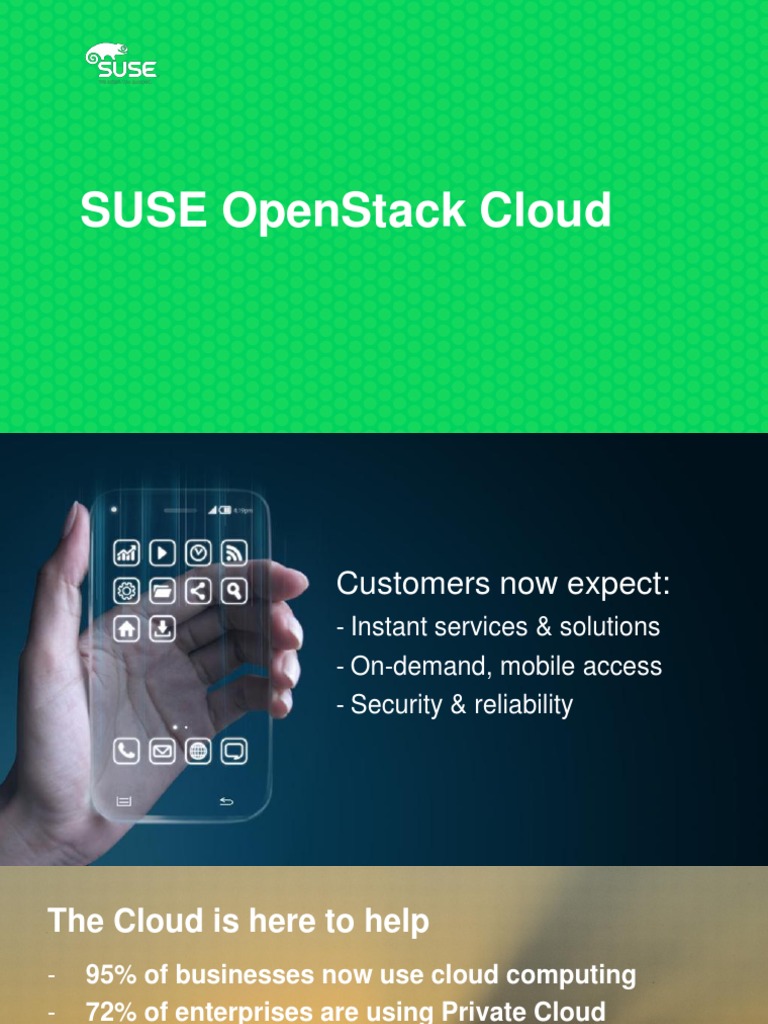 Sles Openstack Presentation Pdf Open Stack Cloud Computing