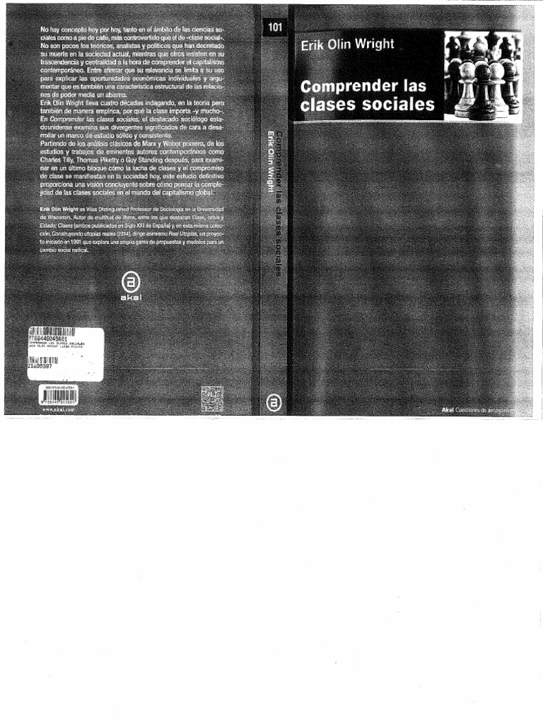 Erik Olin Wright - Comprender Las Clases Sociales-Ediciones Akal (2018 ...