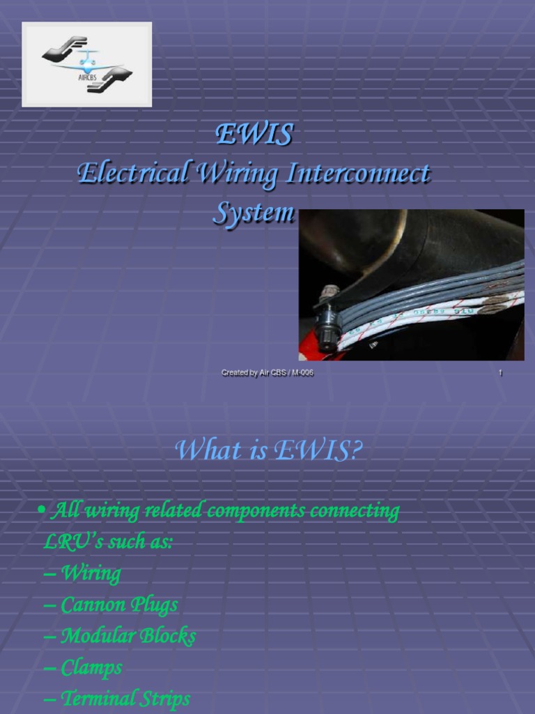 Ewis Electrical Wiring Interconnect System: Created by Air CBS / M-006 ...
