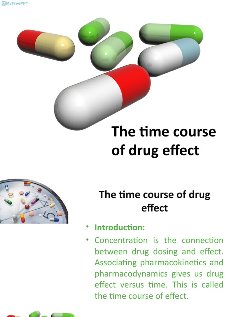 Time Course of Drug Effects Explained | PDF