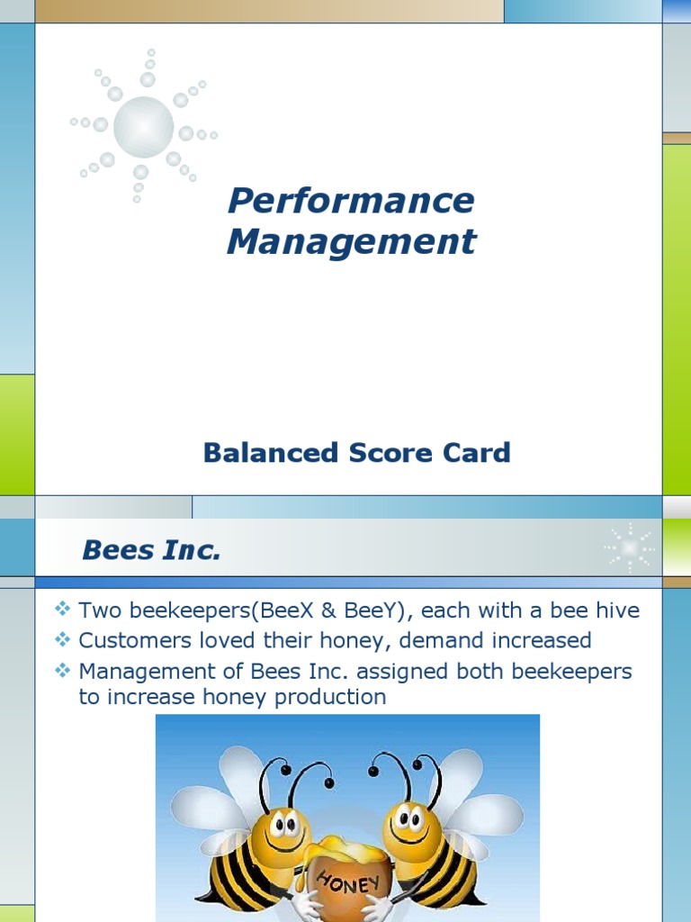 Performance Management and Balanced Scorecard | PDF | Beehive | Innovation